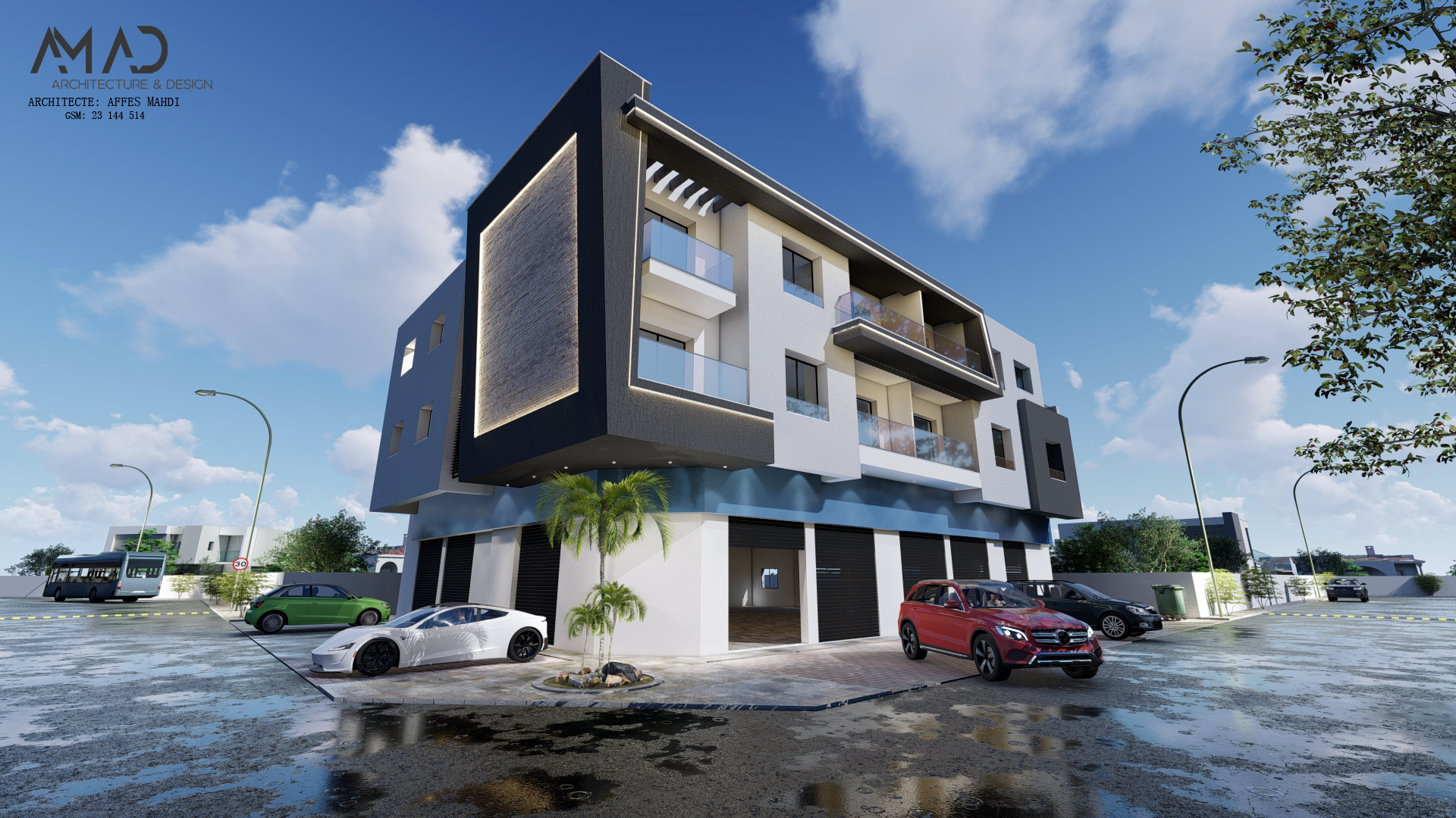 Immeuble G - Architecte Tunisie | Villa - Immeuble - Commercial | AMAD